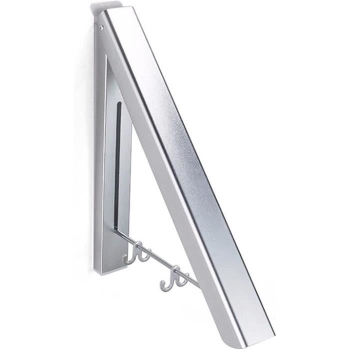 Porte Cintre Mural Rabattable, Portemanteaux Cintres Pliables, Montage ...