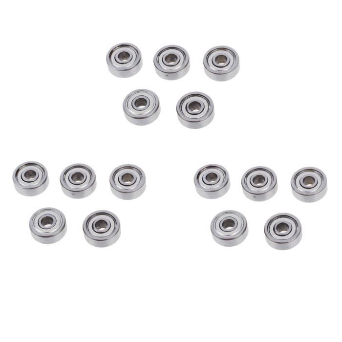 4 x 13 x 5mm Blinde Micro-Mini Petite Roue Roulements A Billes 624Z 15 ...