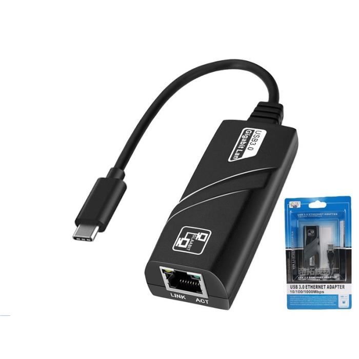 Adaptateur Réseau - Non spécifié - Hub USB Type C - RJ45 - Gigabit ...