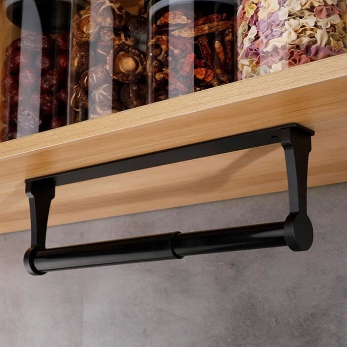 Porte-Rouleau de Cuisine sans perçage, Porte-Rouleau Mural, Porte ...