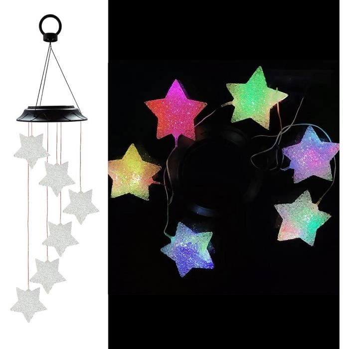 Bybyby Solaire Lumineux Décoration De Jardin Carillons Éoliens Pour L ...