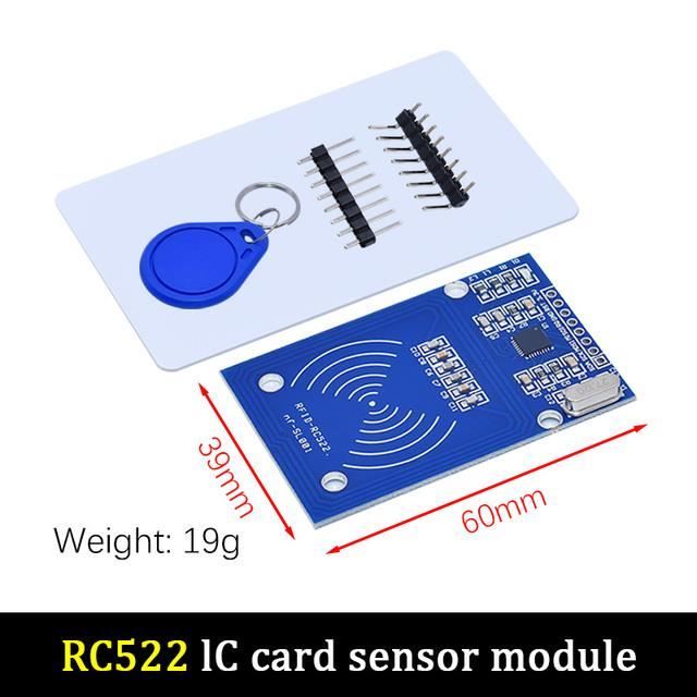 Circuits intégrés,RC522--Module Rfid Rc522 Mfrc-522 Rdm6300 Kits S50 13 ...
