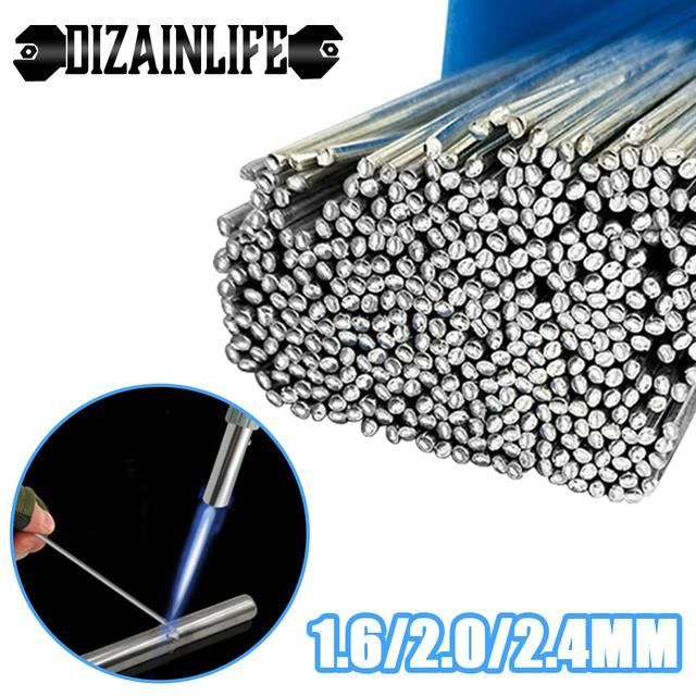 BAGUETTE TIG,1.6mm-33cm-40 PCS--Baguette de soudure universelle en aluminium, fonte facile ...