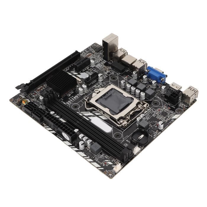 ZJCHAO carte mère DDR3 Carte Mère M-ATX pour Ordinateur H61M ...