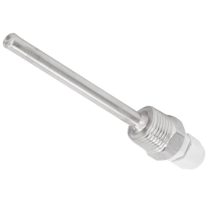 ZJCHAO Temperature Sensor Thermowell, Clear Thread Stainless Steel ...