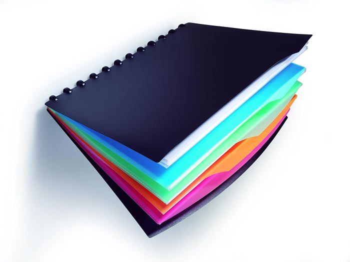 243501 Duralook Style Reliure Protège - Documents À Pochettes Amovibles ...