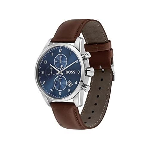 BOSS Montre pour homme Analogique Quartz modele 1513940 avec Bracelet ...