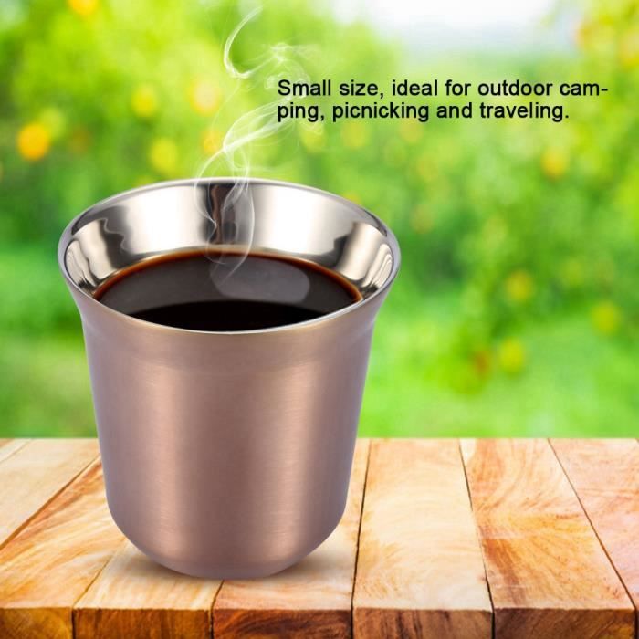 BEL-7374285802066-tasse en acier inoxydable Tasse à café à double paroi ...