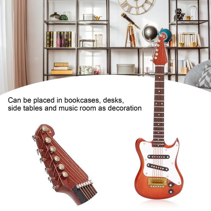 Modèle de guitare - ZJCHAO - Mini guitare 5,9 pouces - Apparence ...