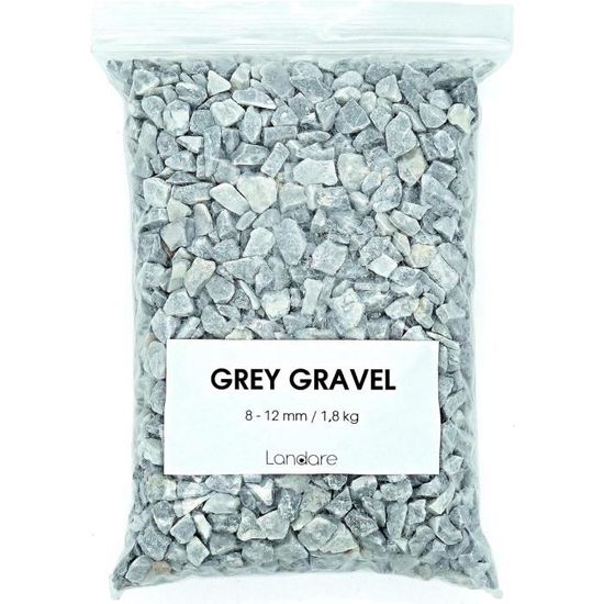 Gravier Gris 1,8Kg - Gravier Aquarium - Gravier Decoratif - Cailloux ...