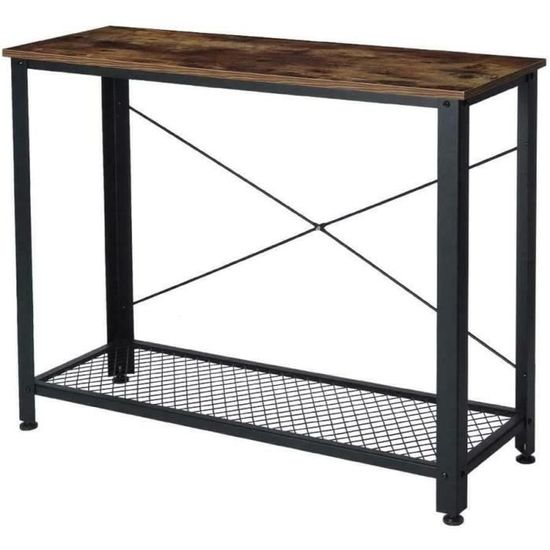 Console de Salon Canapé Table Console avec Tiroirs Table Console ...