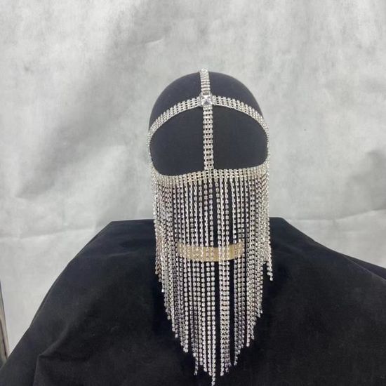 Gland - Ou - INS Strass Long Gland Big Gem FacSim Bijoux Masque ...