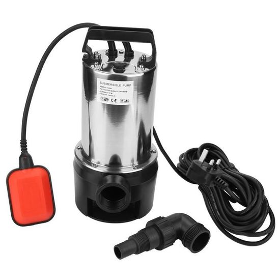 BEL Pompe submersible en acier inoxydable 1100W， Pompe à eau propre ...