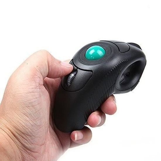Mini USB Trackball Souris doigt à main sans fil pour PC Ordinateur ...