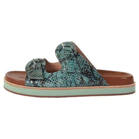 Sandales Emilie Karston Yoko Vert Femme Vert - Cdiscount Chaussures