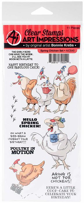Tampon encreur de decoration Art impressions - AiCS40 - Funny Farm ...