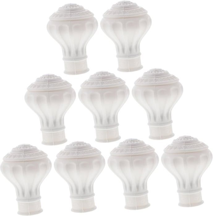 12 Pièces Embouts Décoratifs De Tringle À Rideau Butée De Rideau De ...