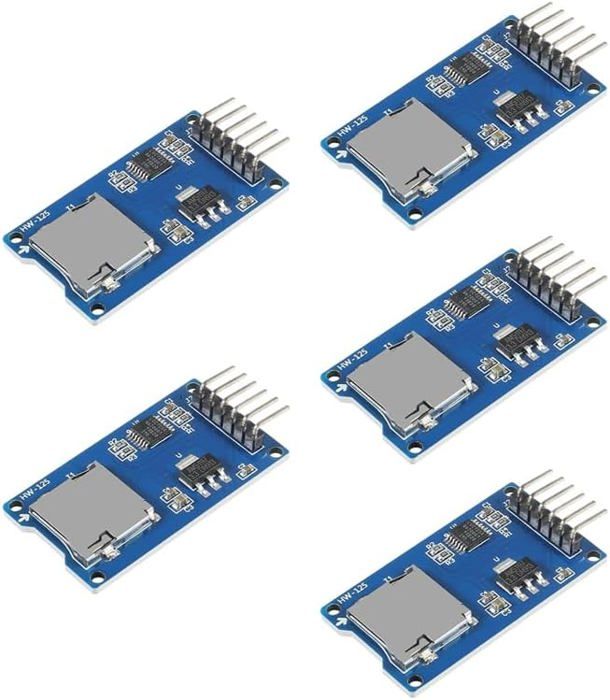 Lot De 5 Lecteurs Spi Micro Mémoire Sd Tf Carte Memory Card Shield ...