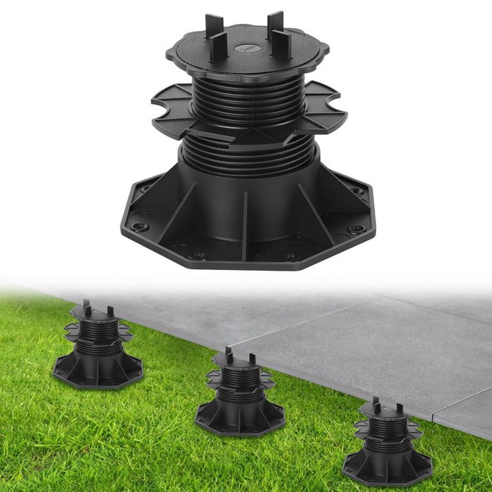 Yakimz Lot de 10 plots réglables plot pour terrasse Plot terrasse dalle ...