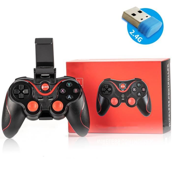 Une manette de jeu pouvant être reliée à un téléphone mobile ...