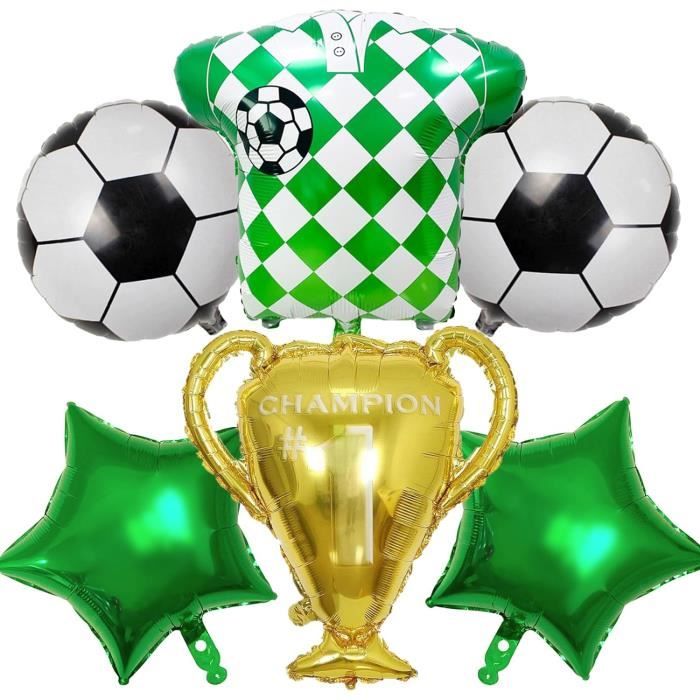 Décoration De Fête Football Ballon,6 Pcs Decoration Anniversaire Ballon ...