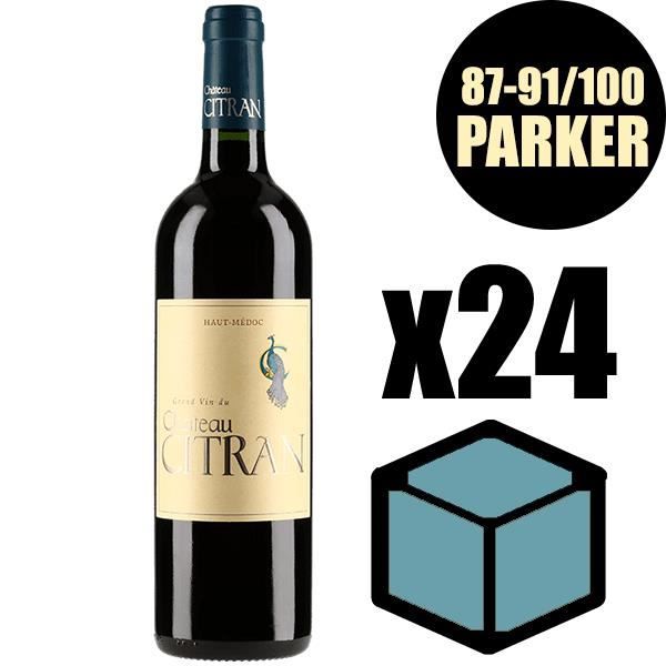 X24 Château Citran 2016 75 cl AOC Haut-Médoc Vin Rouge - La cave Cdiscount