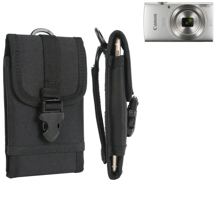 Pochette ceinture - étui pour Canon IXUS 185, noir | étui de photo ...