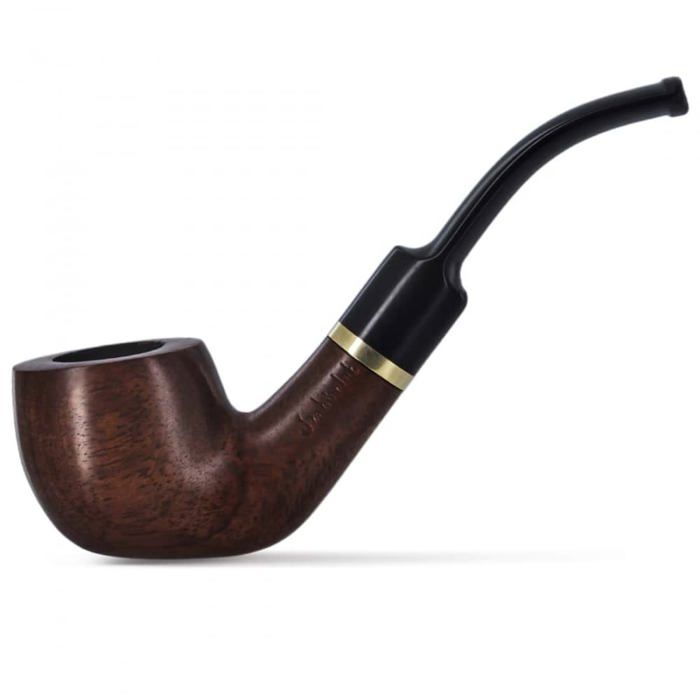 Pipe a fumer courbée marron sifflet szabo - Cdiscount Au quotidien