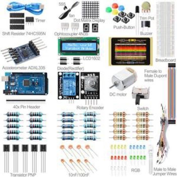 Project ultime kit de démarrage pour Arduino UNO R3 Mega2560 Nano Robot ...