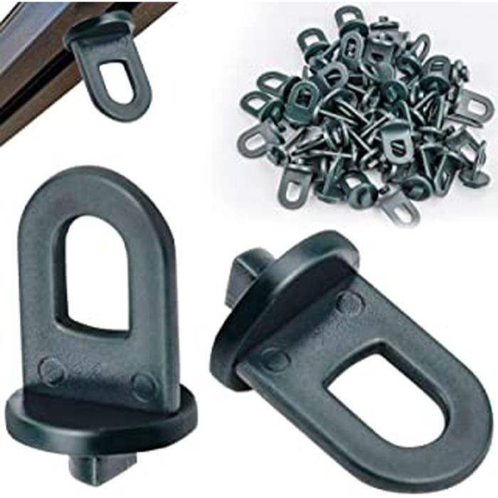 50 Pcs Greenhouse Clips,Accessoire De Serre, Support De Plante ...