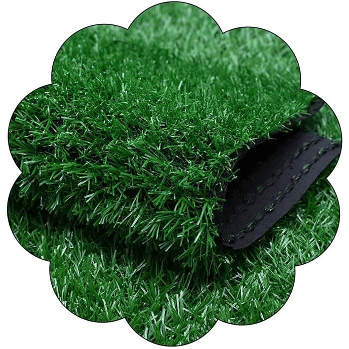 GAZON ARTIFICIEL XEWNEGTZI Paillasson D'entrée De Gazon Artificiel 20mm Pelouse Synthétique ...