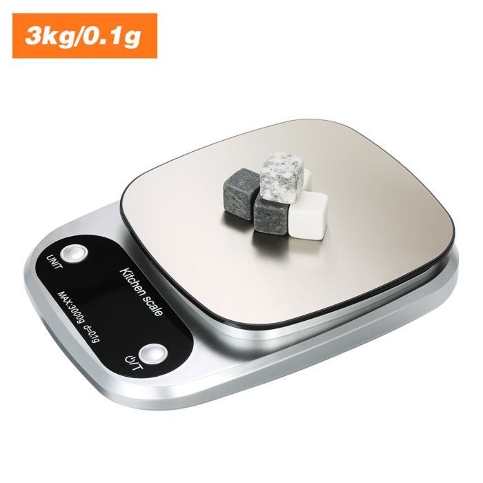 Petit électro cuisine,Balance numérique LCD Portable,Balance électronique de cuisine en acier ...