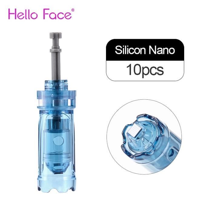 10 Pièces 3d Nano Cartouches Dr Pen A9 De Microneedling Aiguilles De