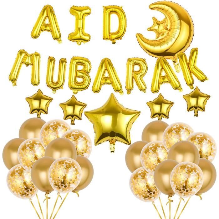 Aid Mubarak Decoration Or 2024 Eid Mubarak Decoration Ballon Aid ...