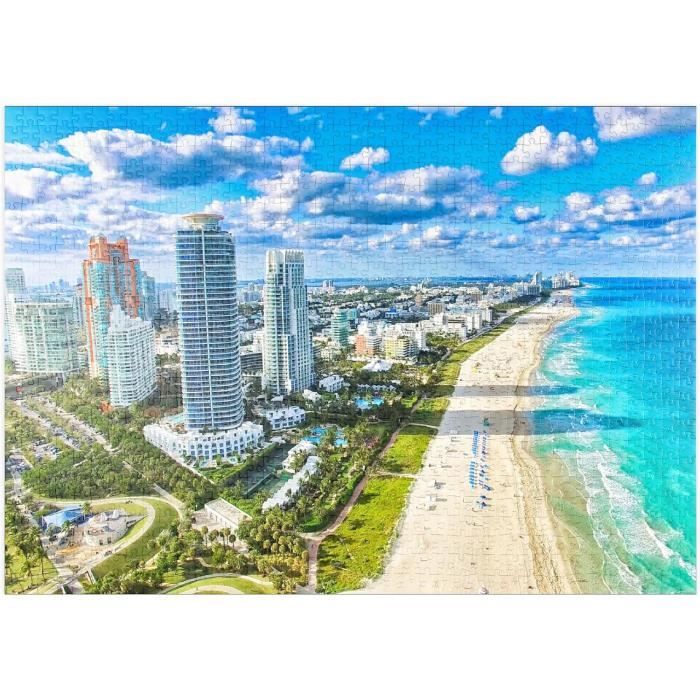 South Beach, Miami Beach, Floride, États-Unis - Premium 1000 Pièces ...