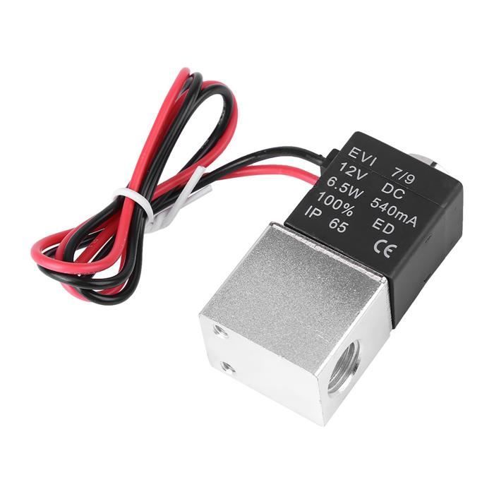 2V025-1/4-12VDC électrovanne électrique 12V DC G1/4' 2 Voies 2 ...