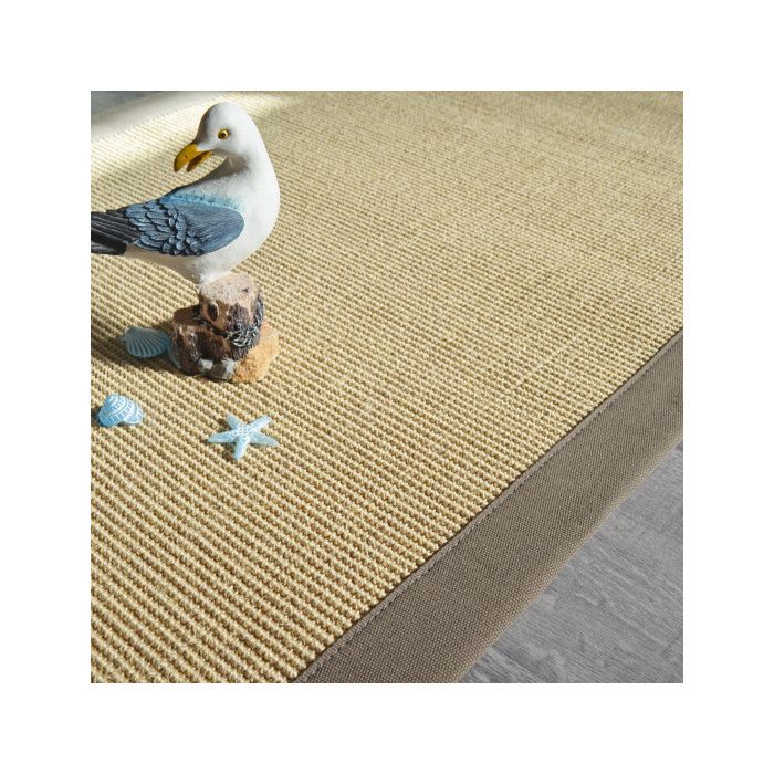 Tapis sisal Yucatan sable - Ganse taupe - 160 x 230 cm - Cdiscount Maison