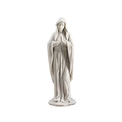 Design Toscano Blessed Virgin Mary Statue de marbre reconstitué ...