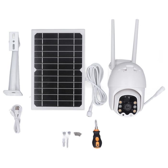 Drfeify Solar Security Camera, Home PTZ Camera Remote App Wake Up with ...