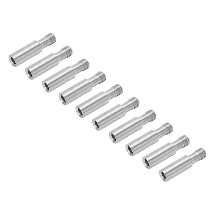 Duokon tube de gorge Hotend 10 pièces M6 Hotend gorge Tube connexion directe robuste en acier ...