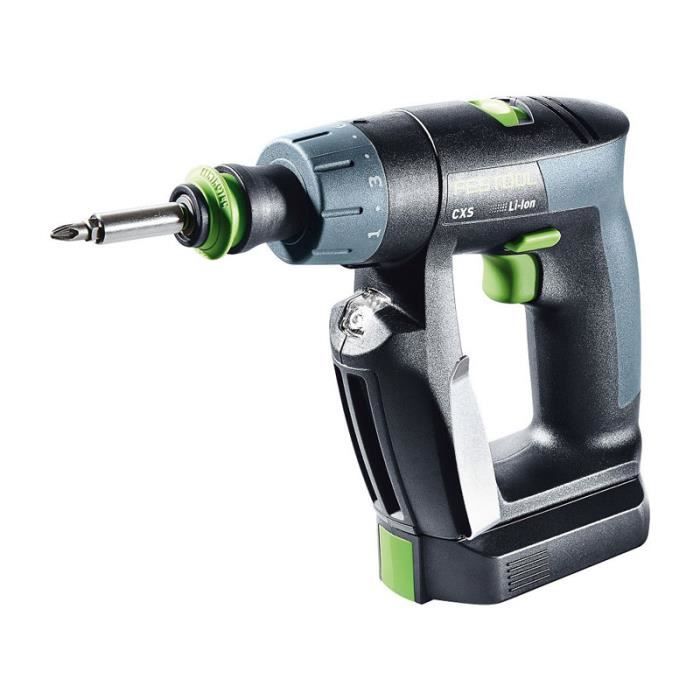 Mini perceuse-visseuse sans fil CXS 2.6 Plus 10.8V Li-Ion FESTOOL ...
