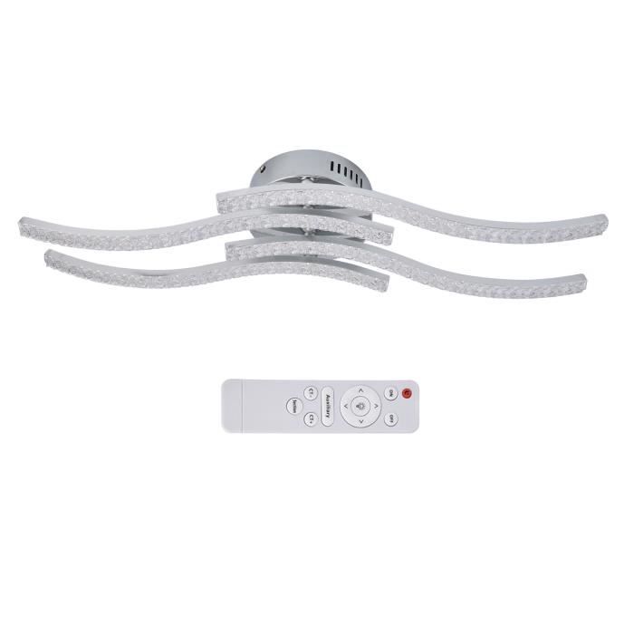 02 015 Lampe Décorative Plafonnier LED 3 Couleurs Télécommande 3000LM ...