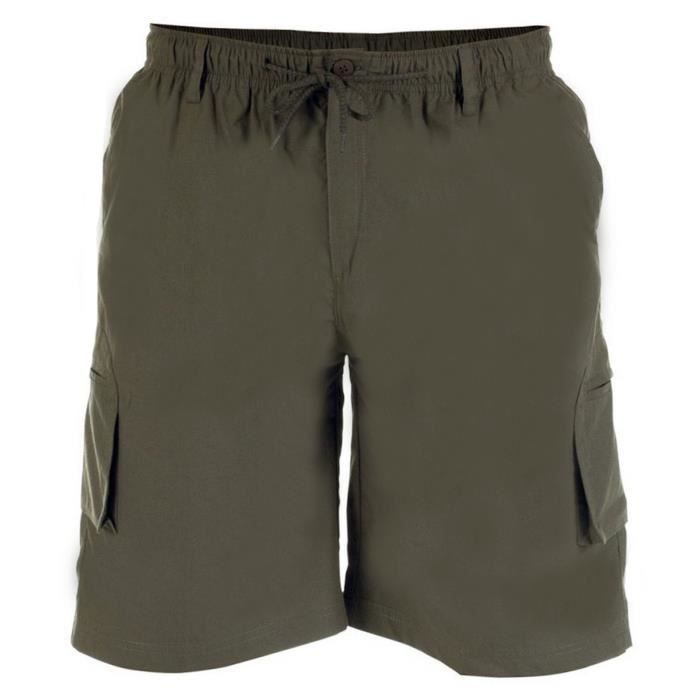 Short NICK - Duke - Homme - Ajusté - Taille élastique - Poches à ...
