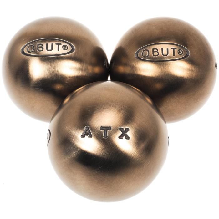Boules de pétanque Atx *** competition 74mm - Obut 700g - Cdiscount Sport