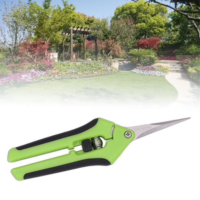 SALUTUYA sécateur de jardin Sécateur en acier inoxydable, empêche le ...