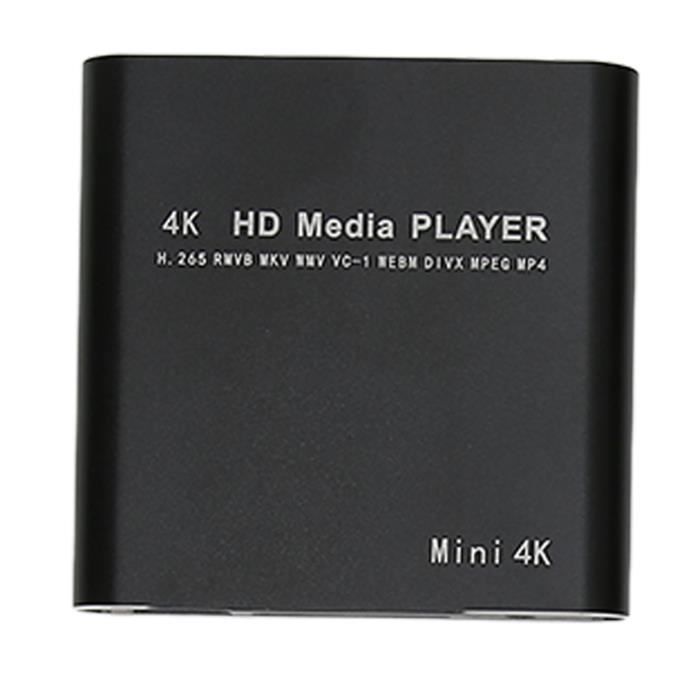 Tbest Lecteur Vidéo HD 4K Mini Lecteur Multimédia Streaming USB ...