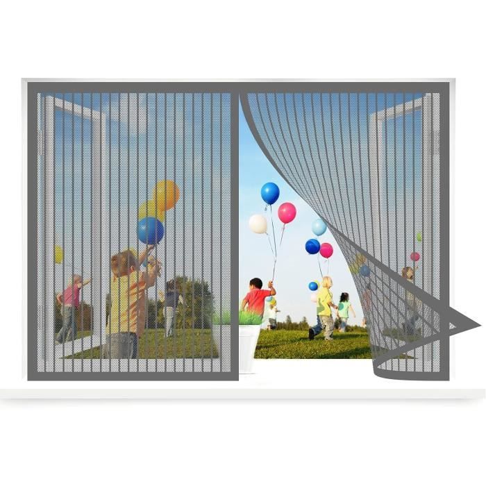 Moustiquaire Fenêtre Magnétique, 85 X 200 Cm Auto-Adhésif En Maille ...