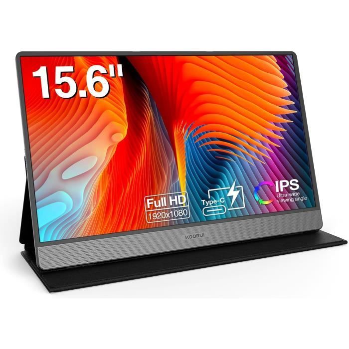 Ecran Portable-15.6 Pouces 1080P Fhd Moniteur Portable Ips 99% Srgb ...