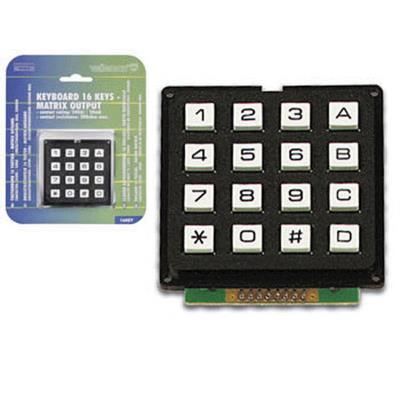 Clavier alphanumerique 16 touches sortie matricie - Cdiscount Bricolage