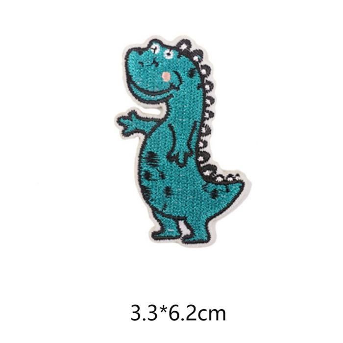 8 -Patchs de dinosaure pour vêtements,motifs de couture,Badges appliqués,Patch à repasser sur ...